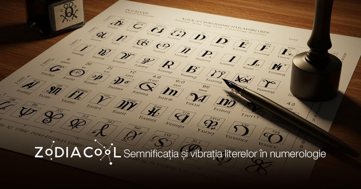 Semnificatia si vibratia literelor in numerologie | Zodiacool
