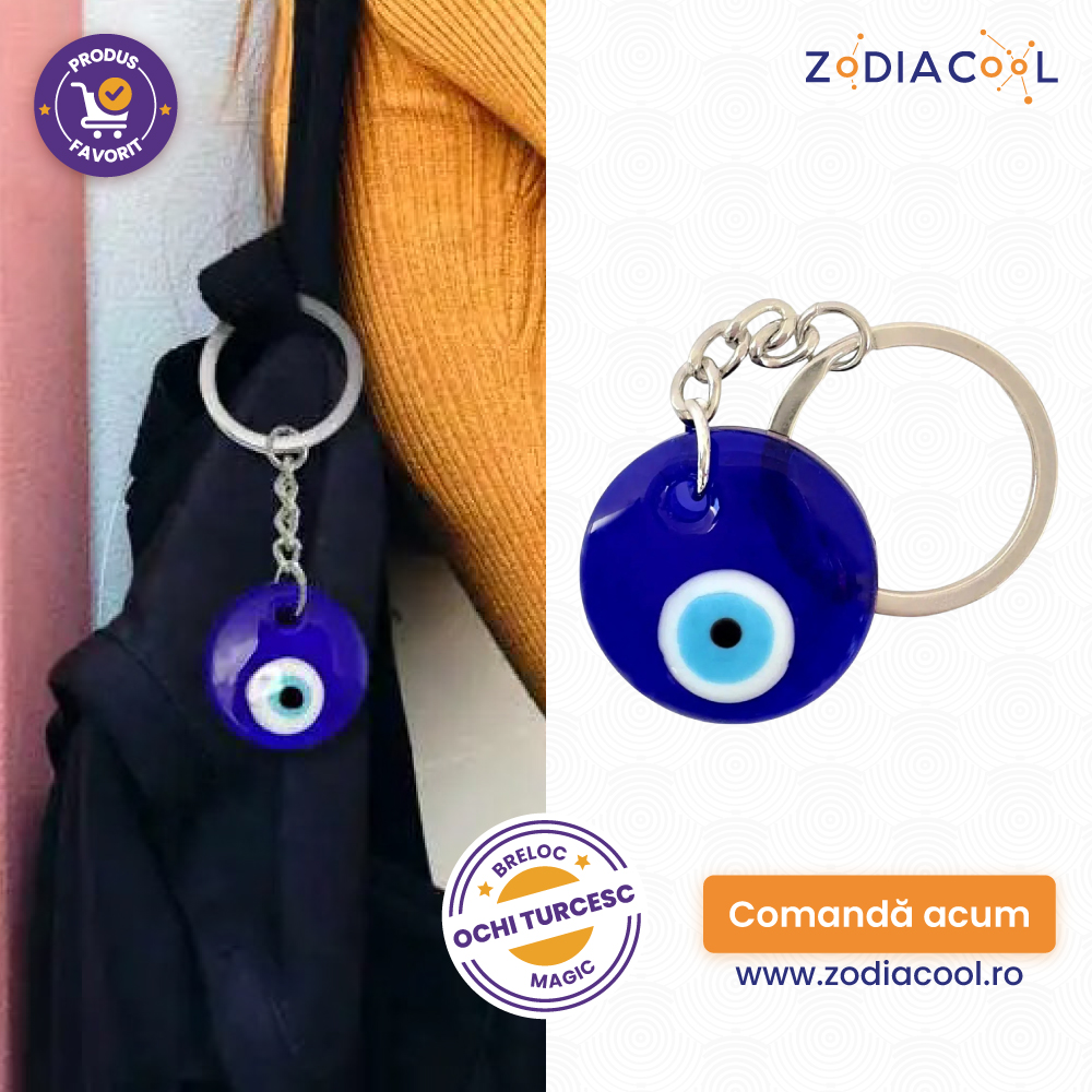 Breloc Ochi turcesc magic norocos, amuleta de protectie a relatiilor si ...