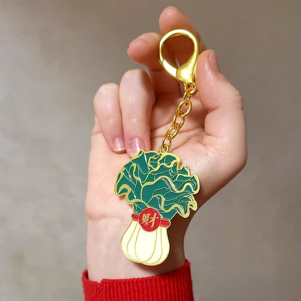 Breloc Pak Choy, amuleta feng shui pentru bogatie | Zodiacool